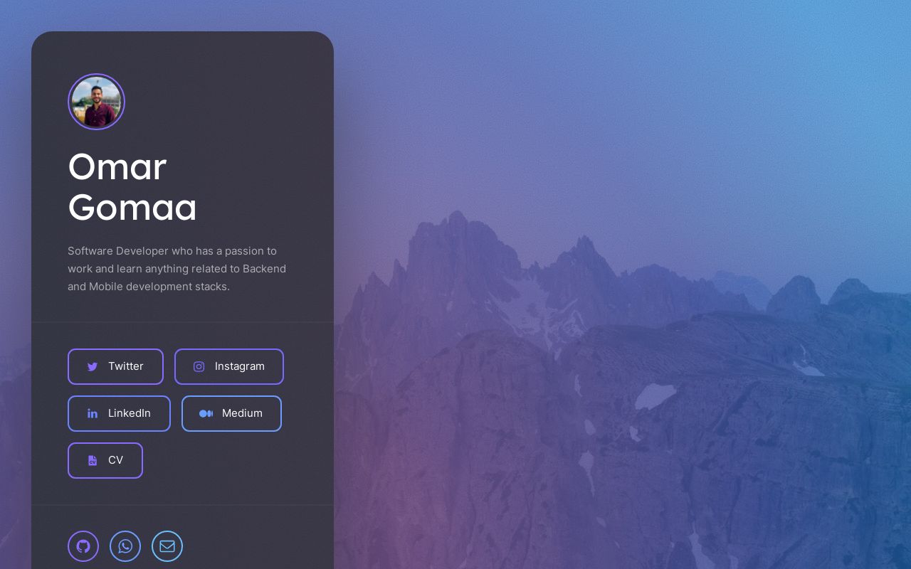 Omar Gomaa’s Portfolio